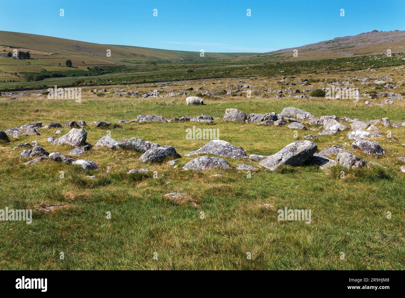 Merrivale Prehistoric Settlement, western Dartmoor, Princetown ...