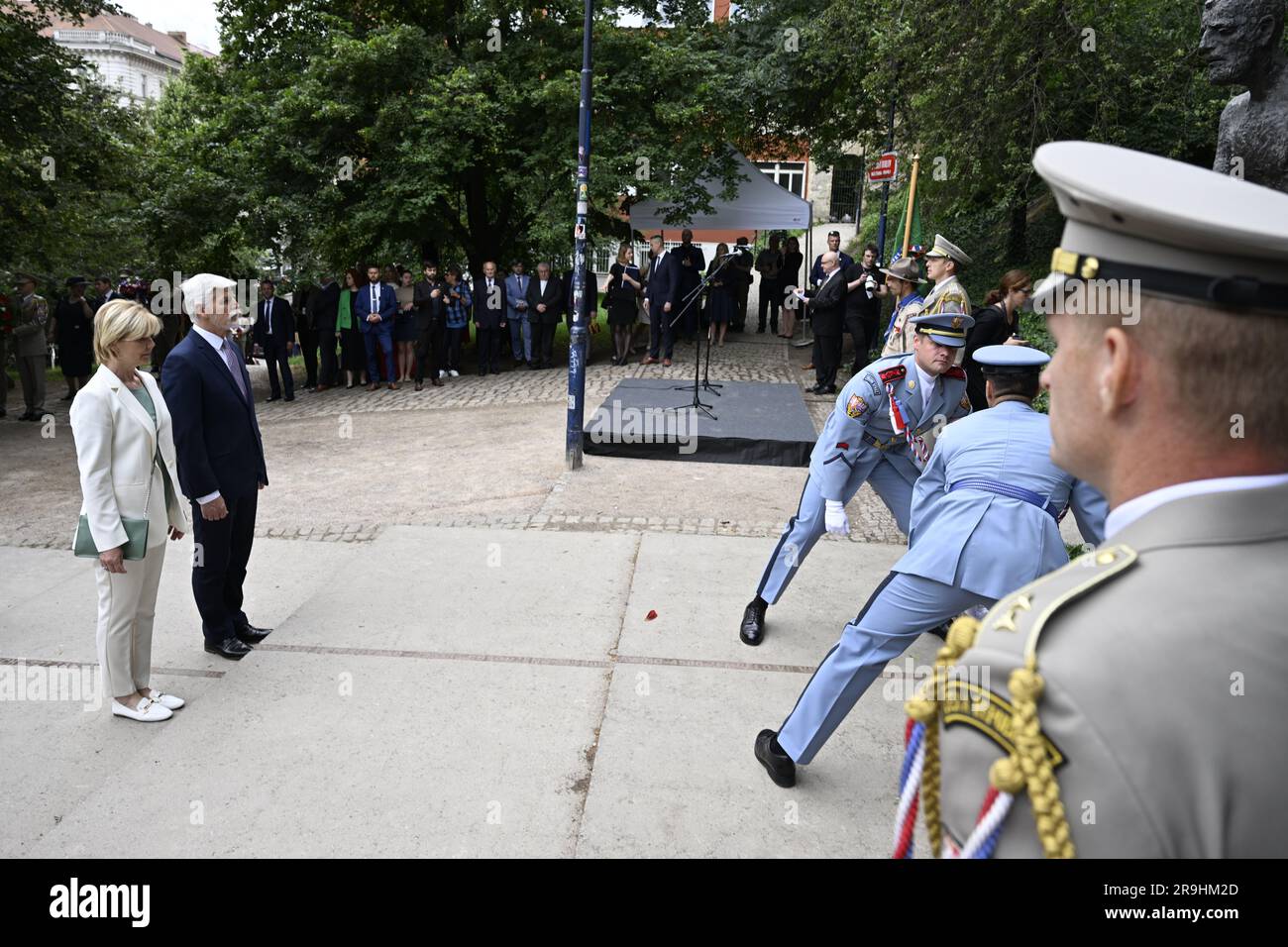 Prague, Czech Republic. 27th June, 2023. Czech President Petr Pavel and ...