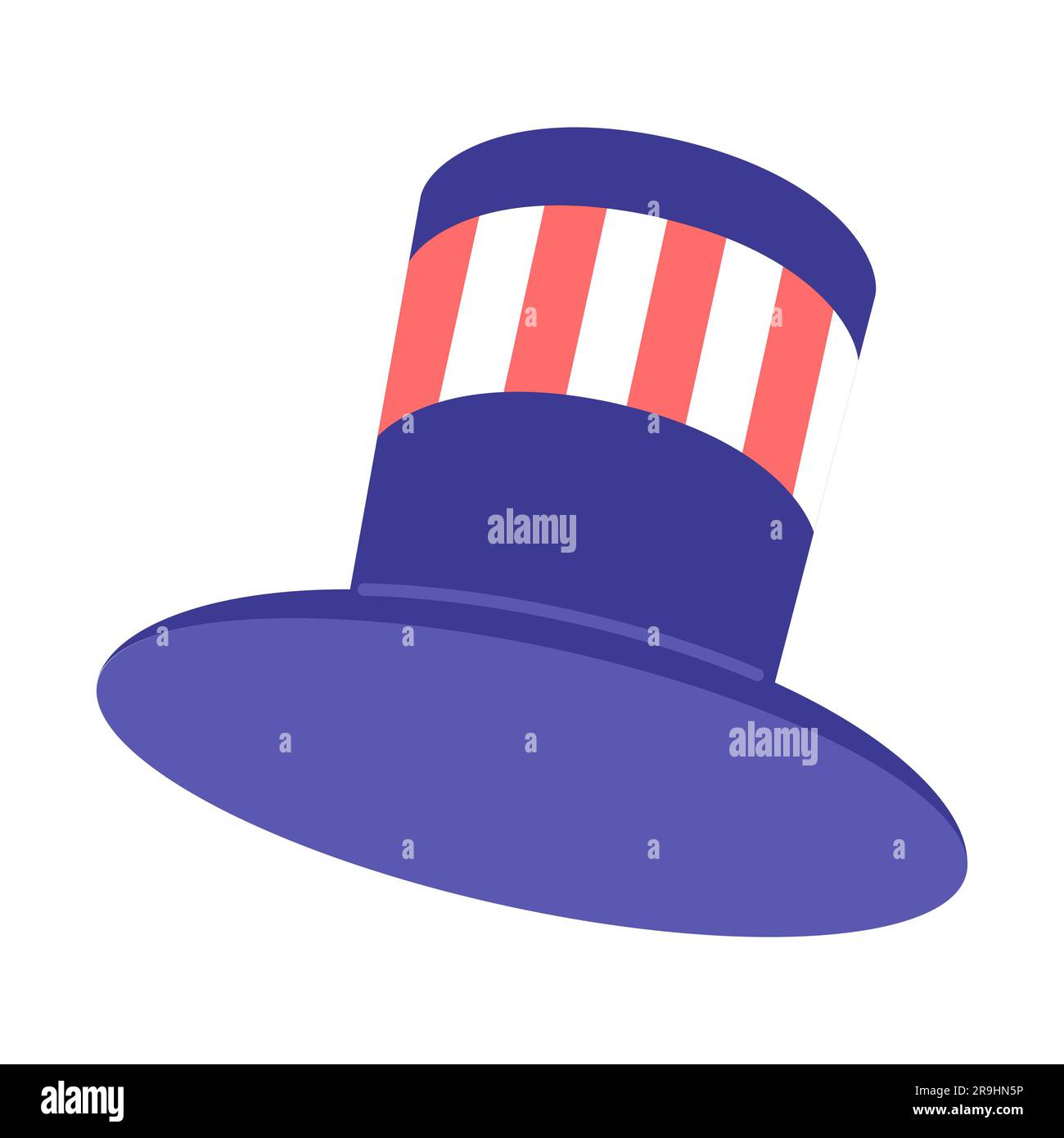 Independence day hat semi flat colour vector object Stock Vector Image ...