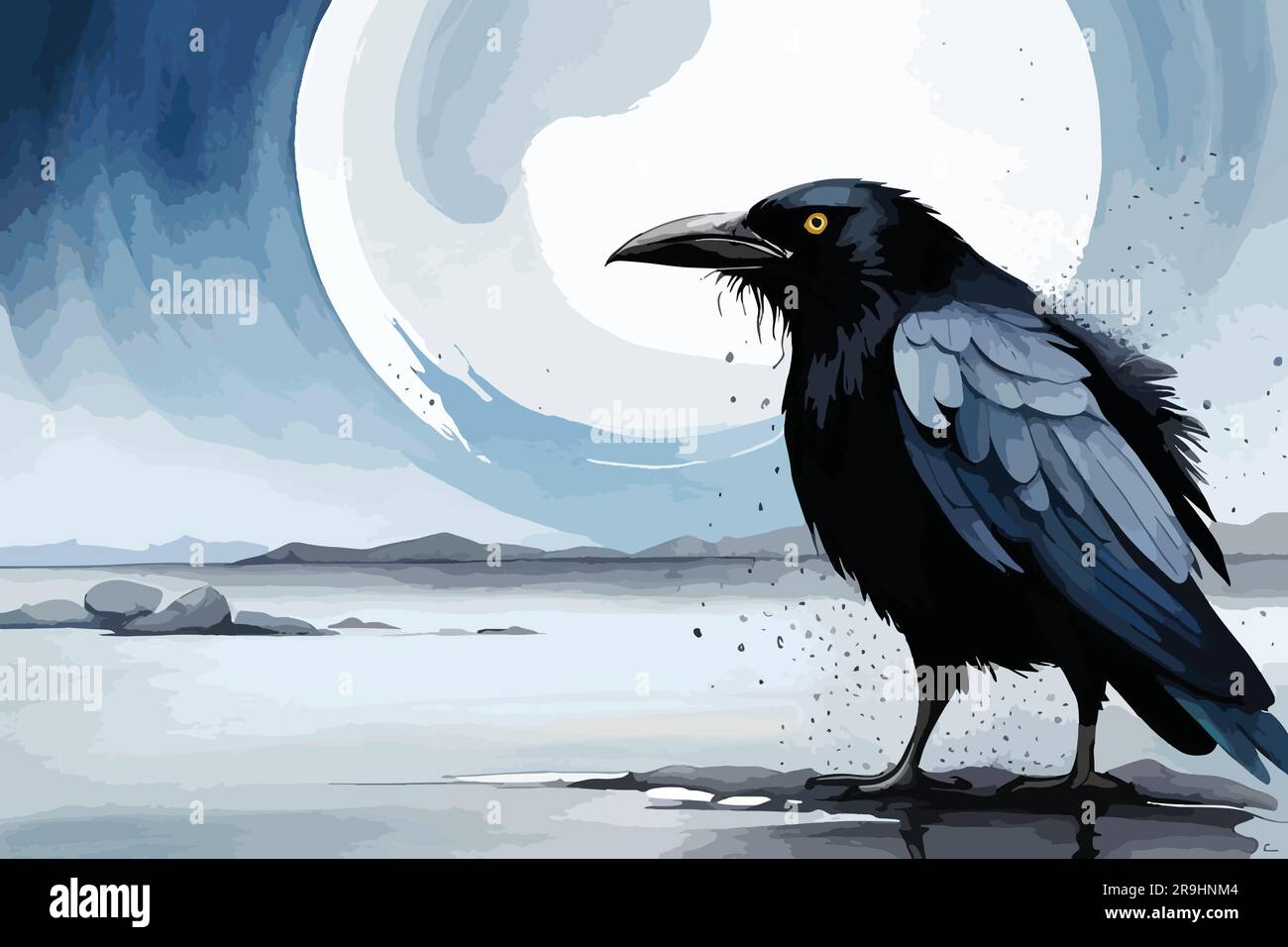 Despair painting Stock Vector Images - Alamy