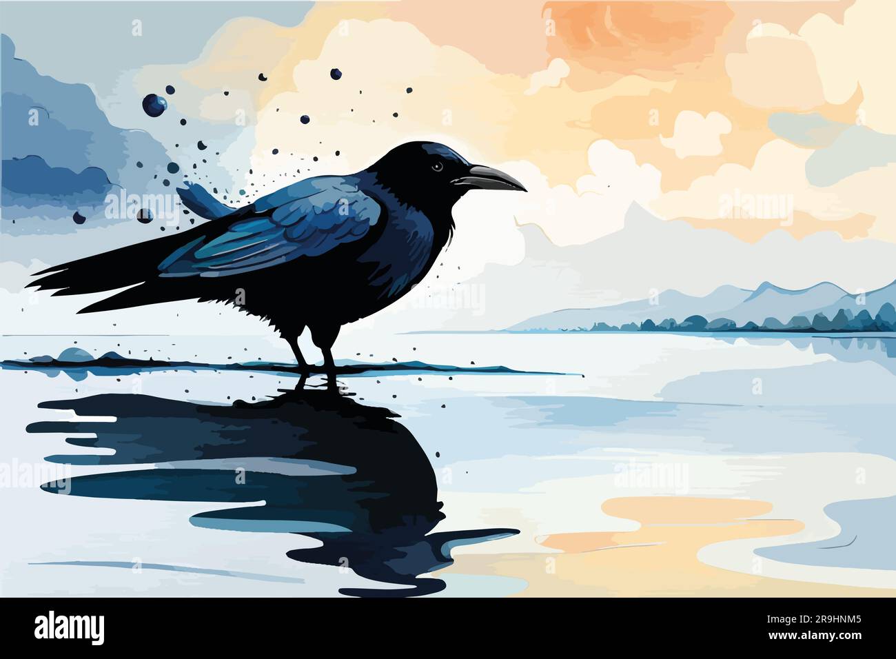 Despair painting Stock Vector Images - Alamy