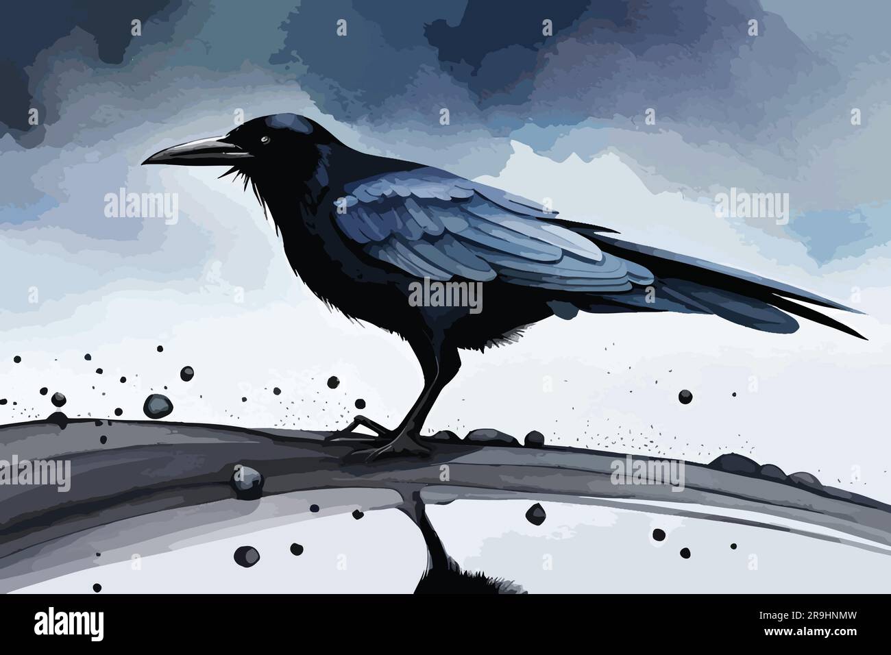 Despair painting Stock Vector Images - Alamy