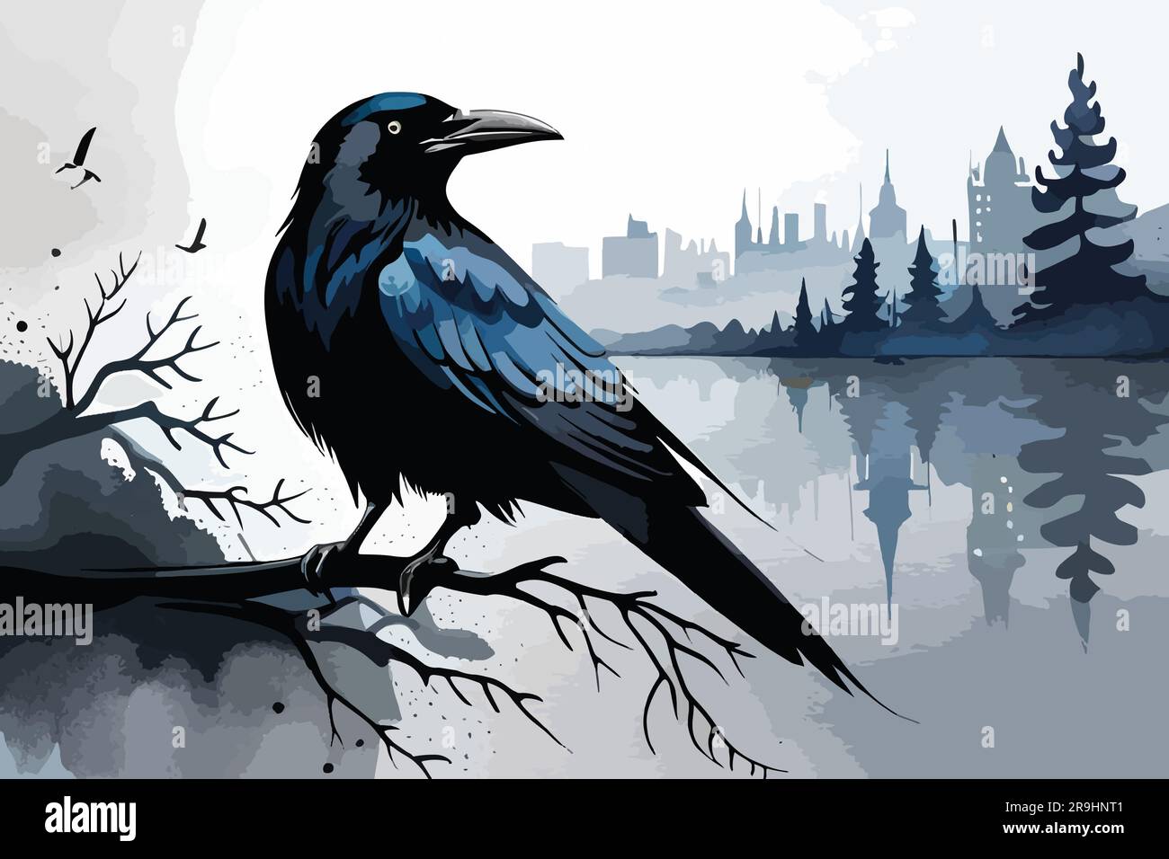 Despair painting Stock Vector Images - Alamy