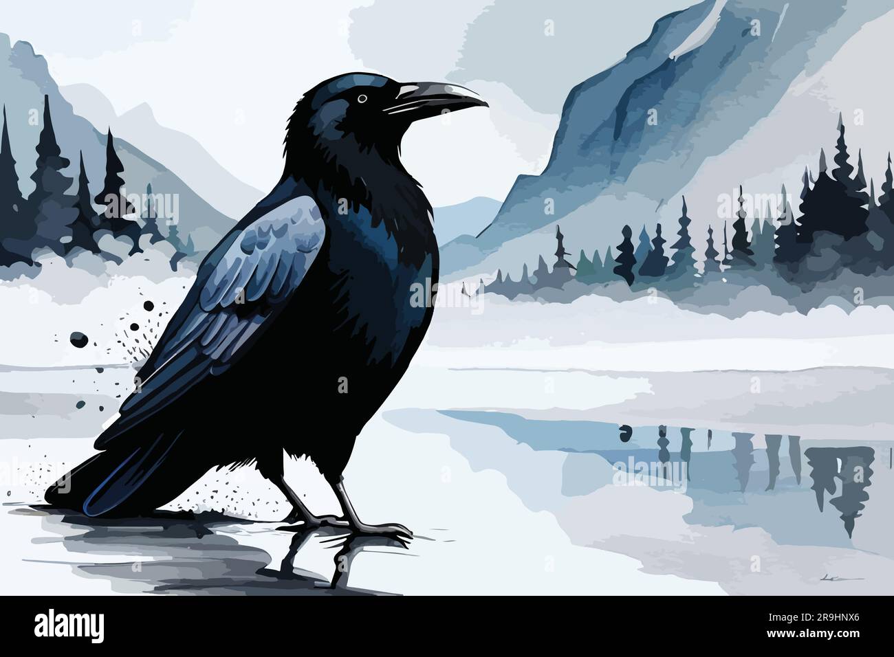 Despair painting Stock Vector Images - Alamy