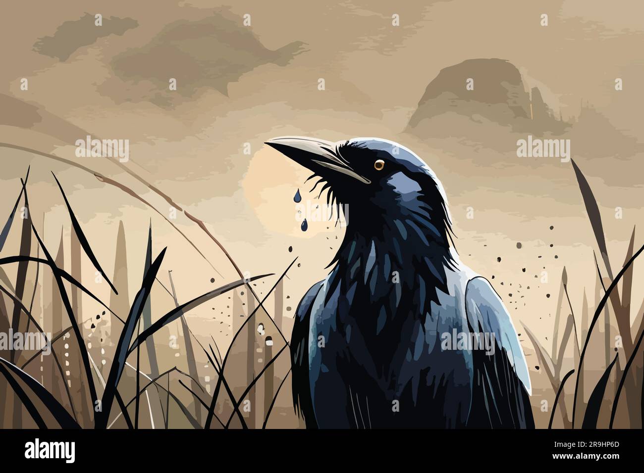 Despair painting Stock Vector Images - Alamy