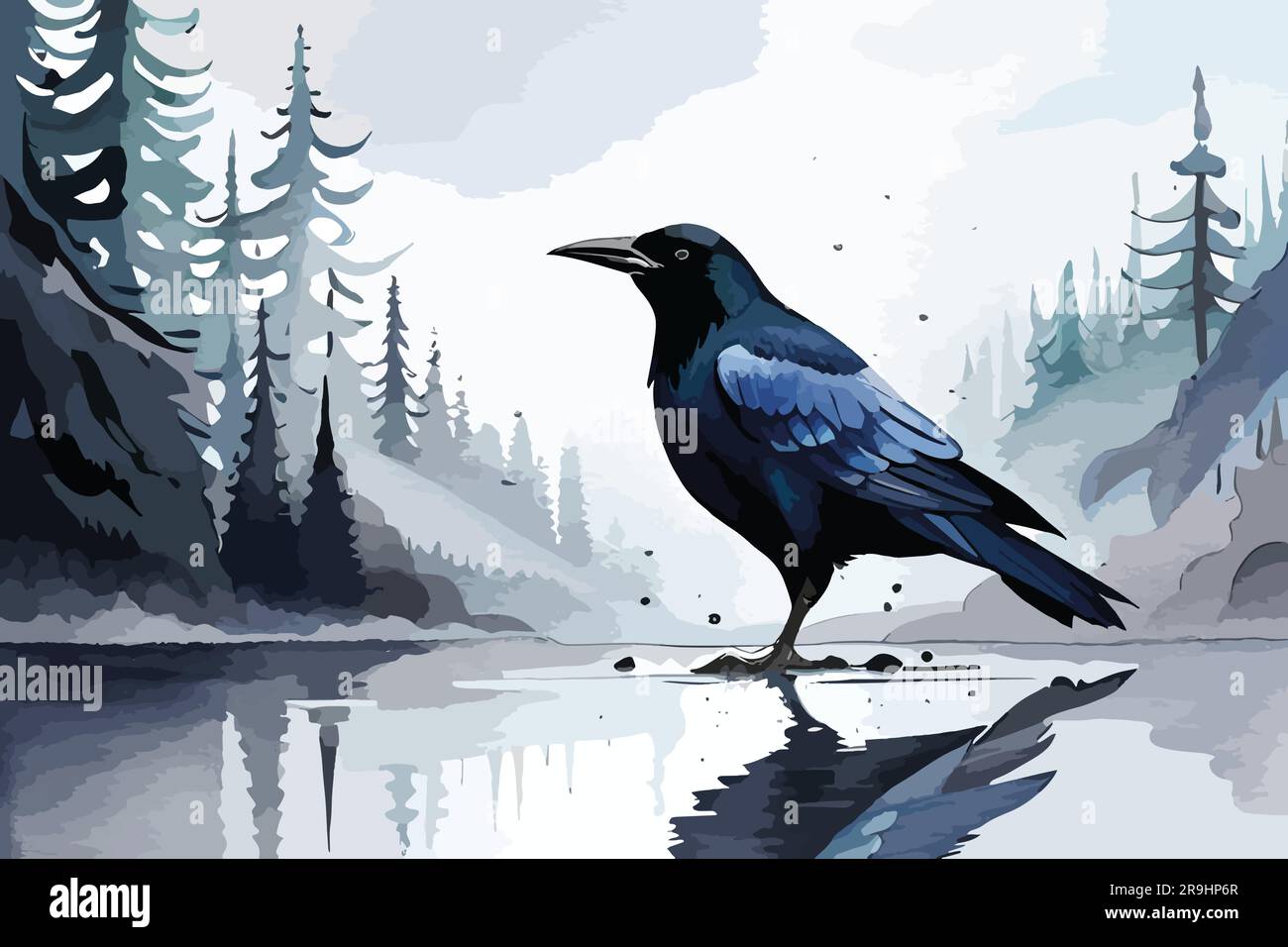 Despair painting Stock Vector Images - Alamy