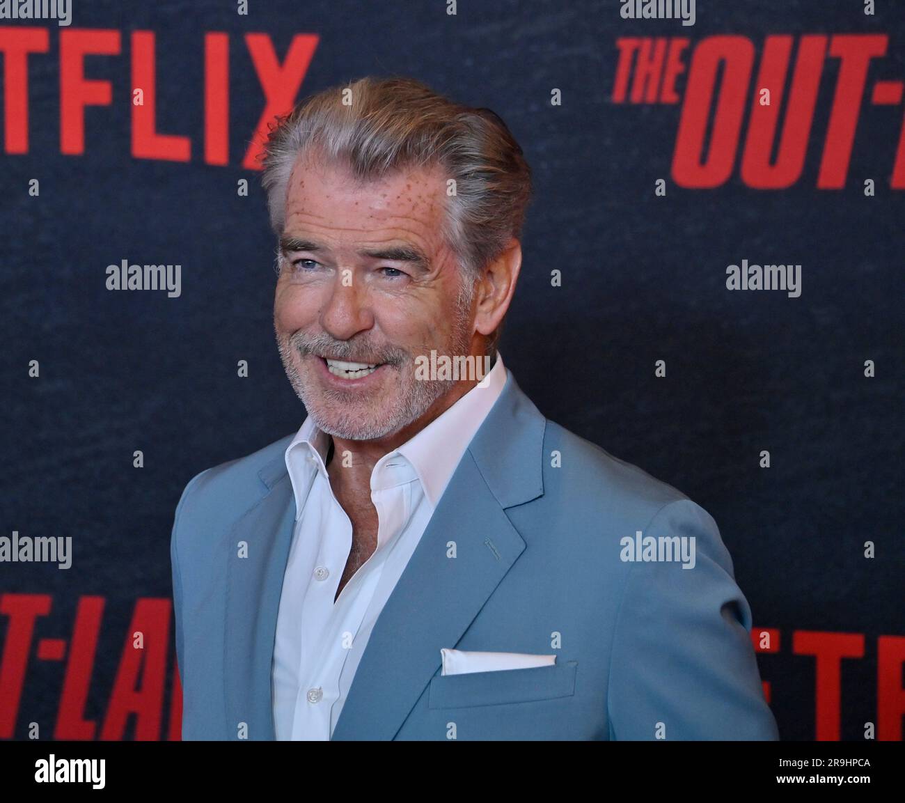 Los Angeles, United States. 26th June, 2023. Cast member Pierce Brosnan ...
