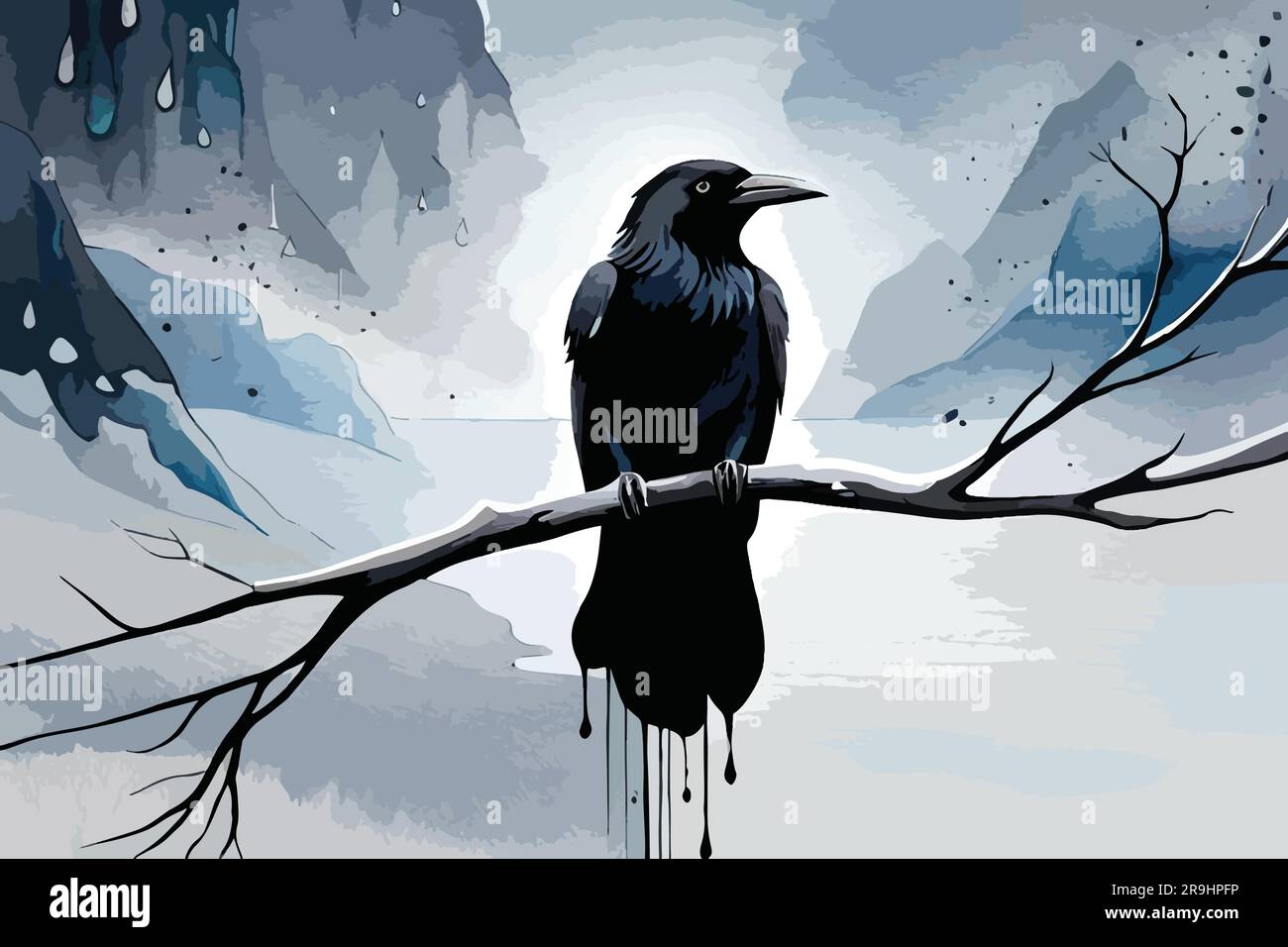 Despair painting Stock Vector Images - Alamy