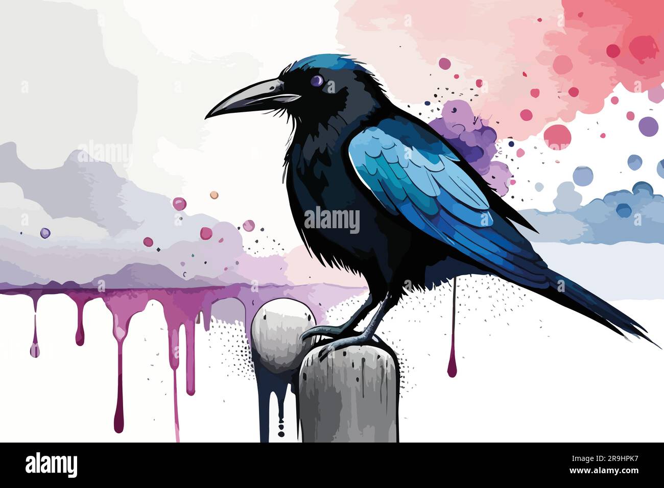 Despair painting Stock Vector Images - Alamy