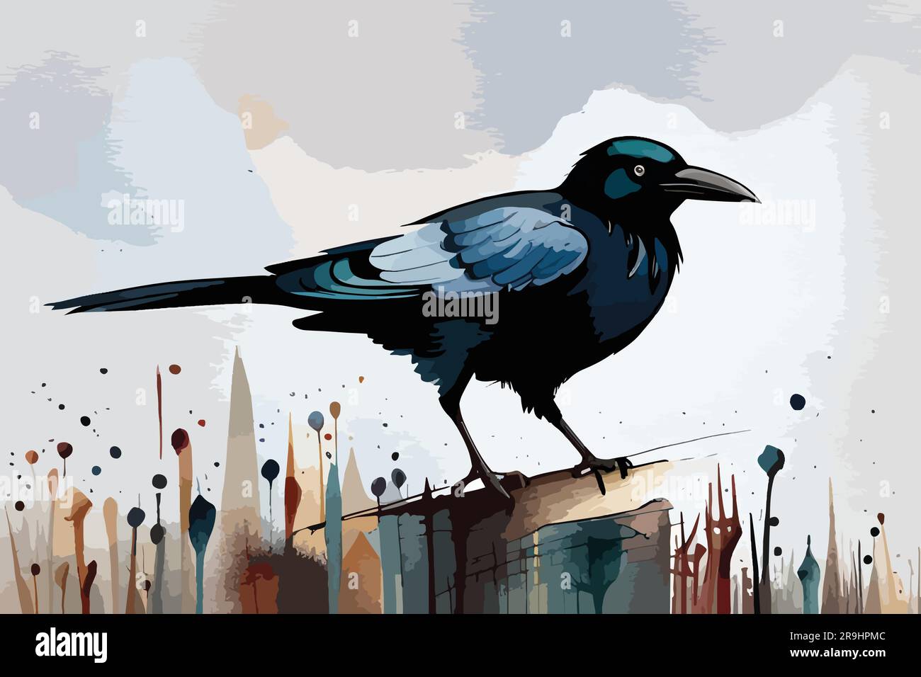 Despair painting Stock Vector Images - Alamy