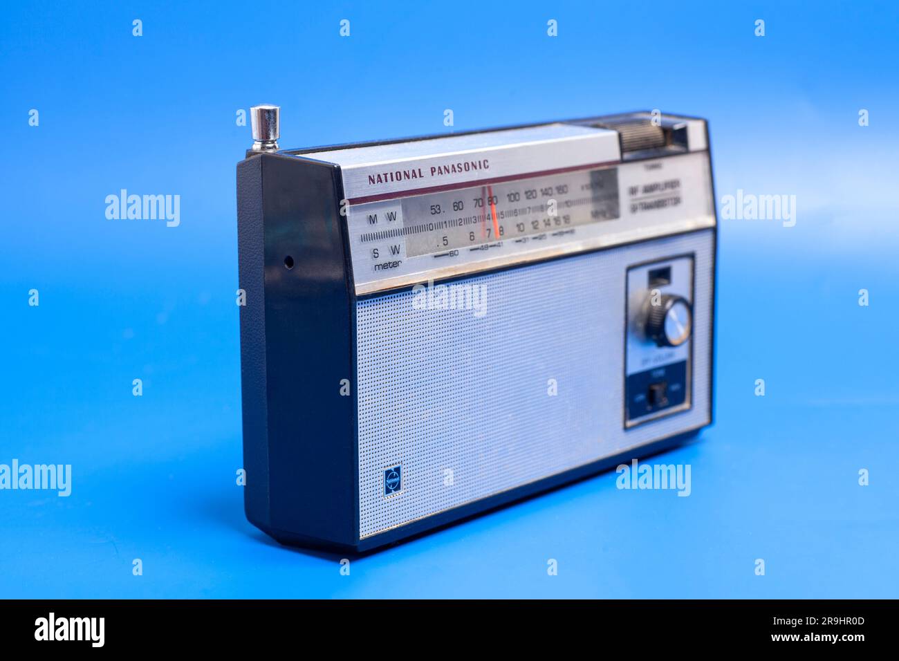 Moscow, Russia, June 27, 2023: National Panasonic, radio receiver on a ...