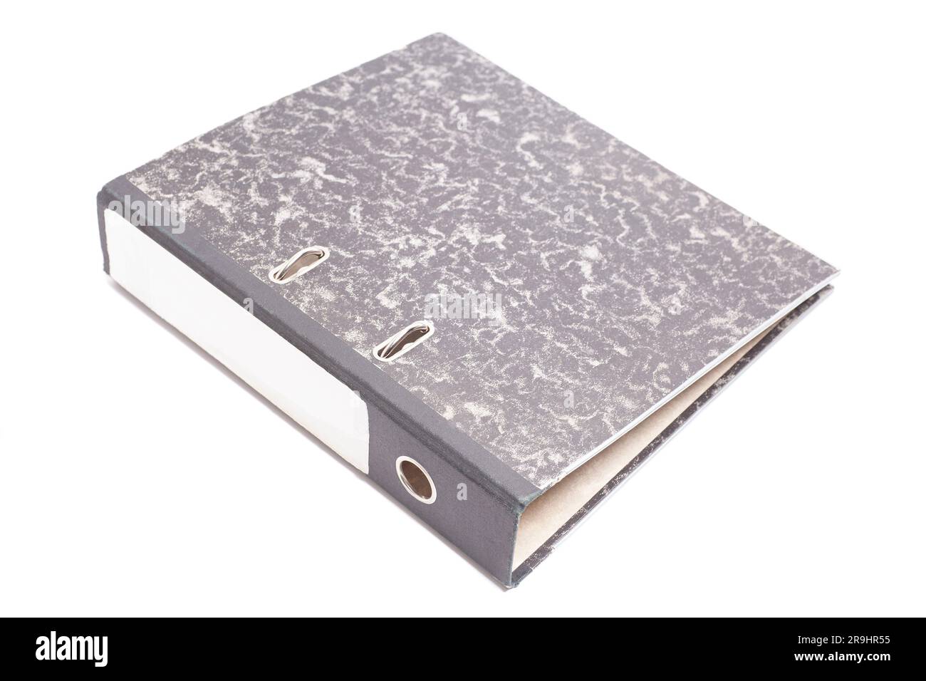 Gray Binder File Folder isolated on white background Stock Photo - Alamy