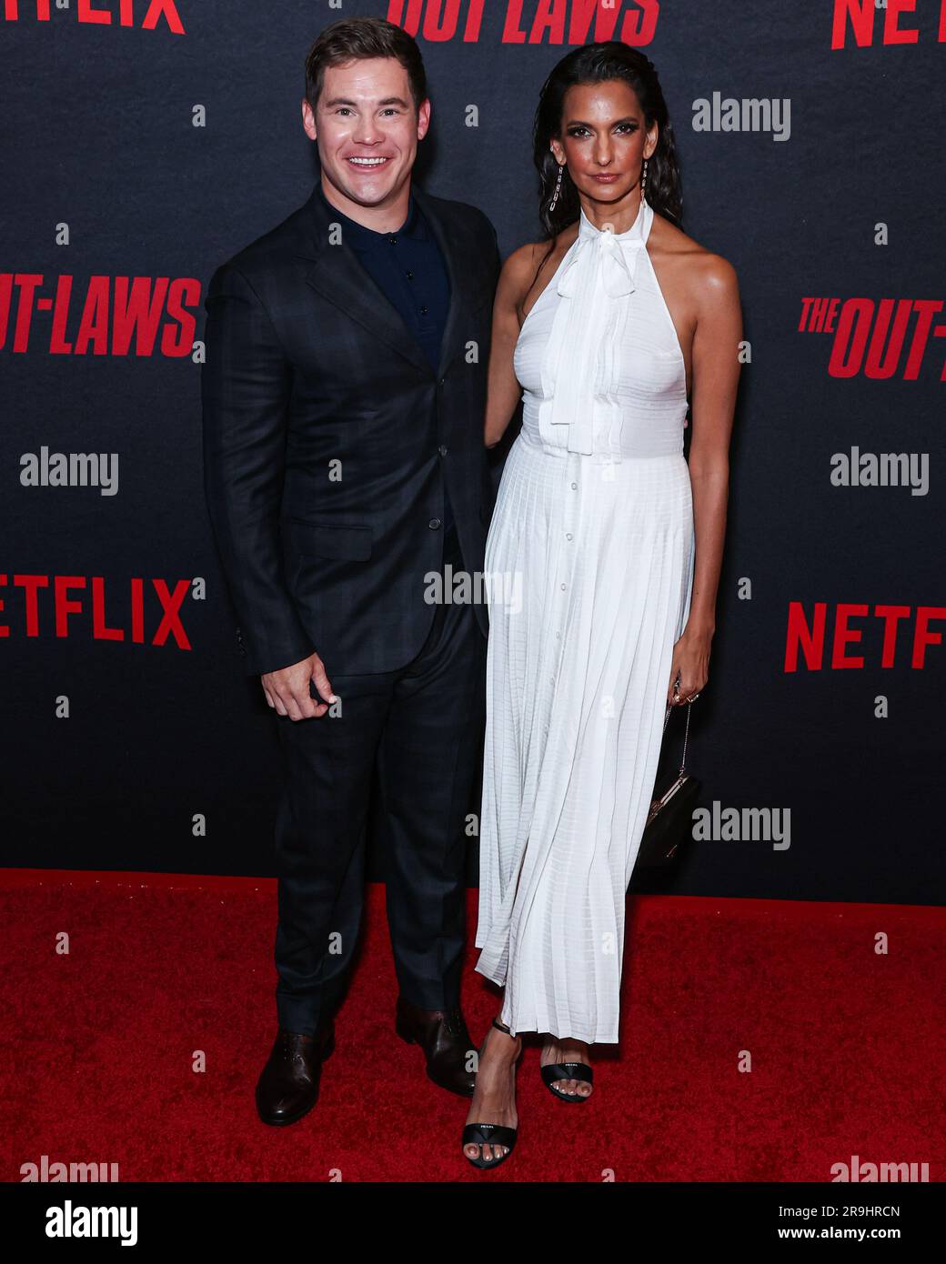 LOS ANGELES, CALIFORNIA, USA - JUNE 26: Adam DeVine and Poorna ...