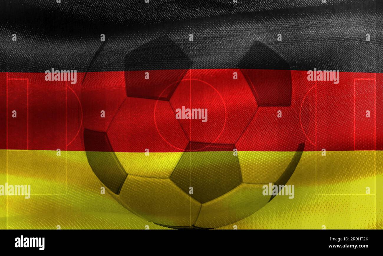 Germany flag soccer ball hi-res stock photography and images - Alamy