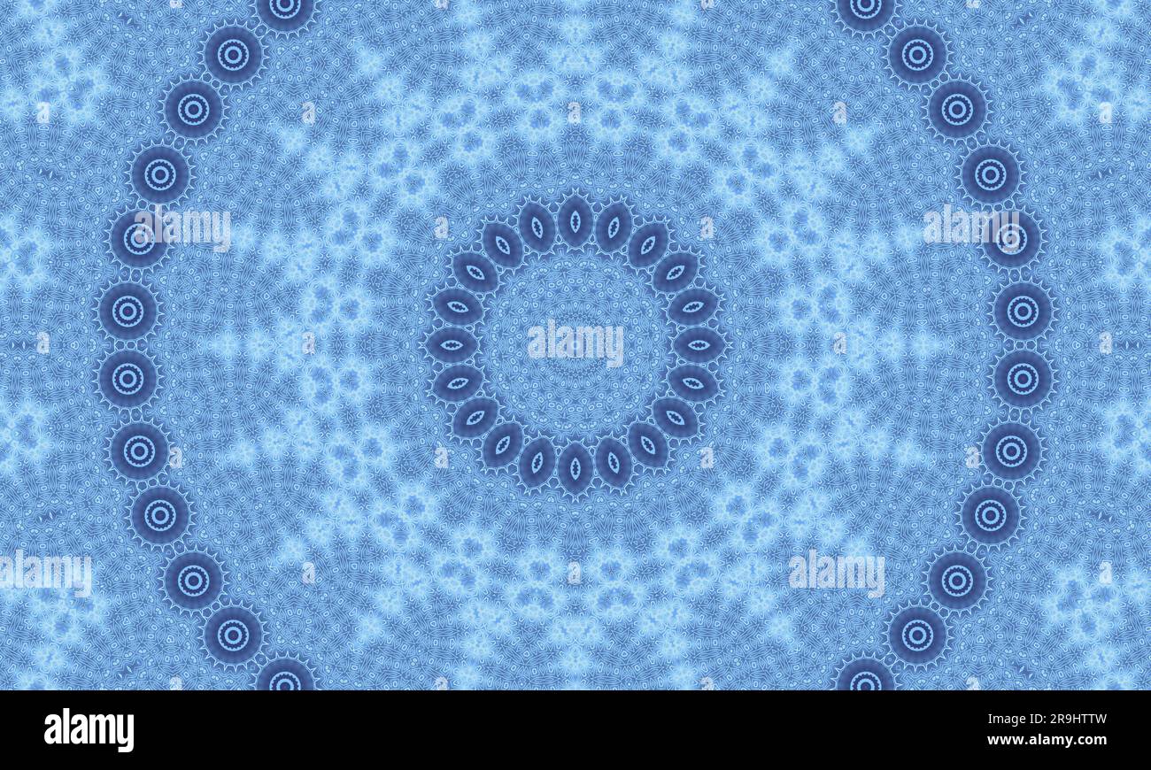 Blue background with abstract radial pattern Stock Photo - Alamy