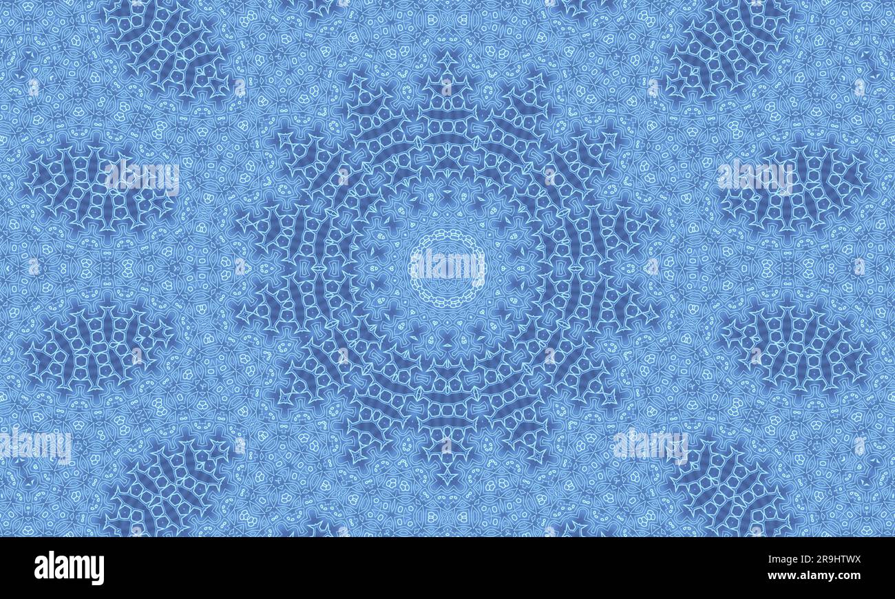 Blue background with abstract radial pattern Stock Photo - Alamy