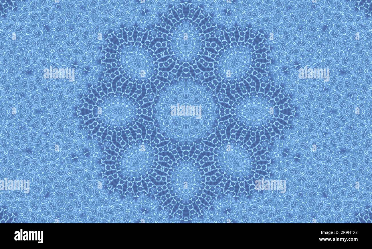 Blue background with abstract radial pattern Stock Photo - Alamy
