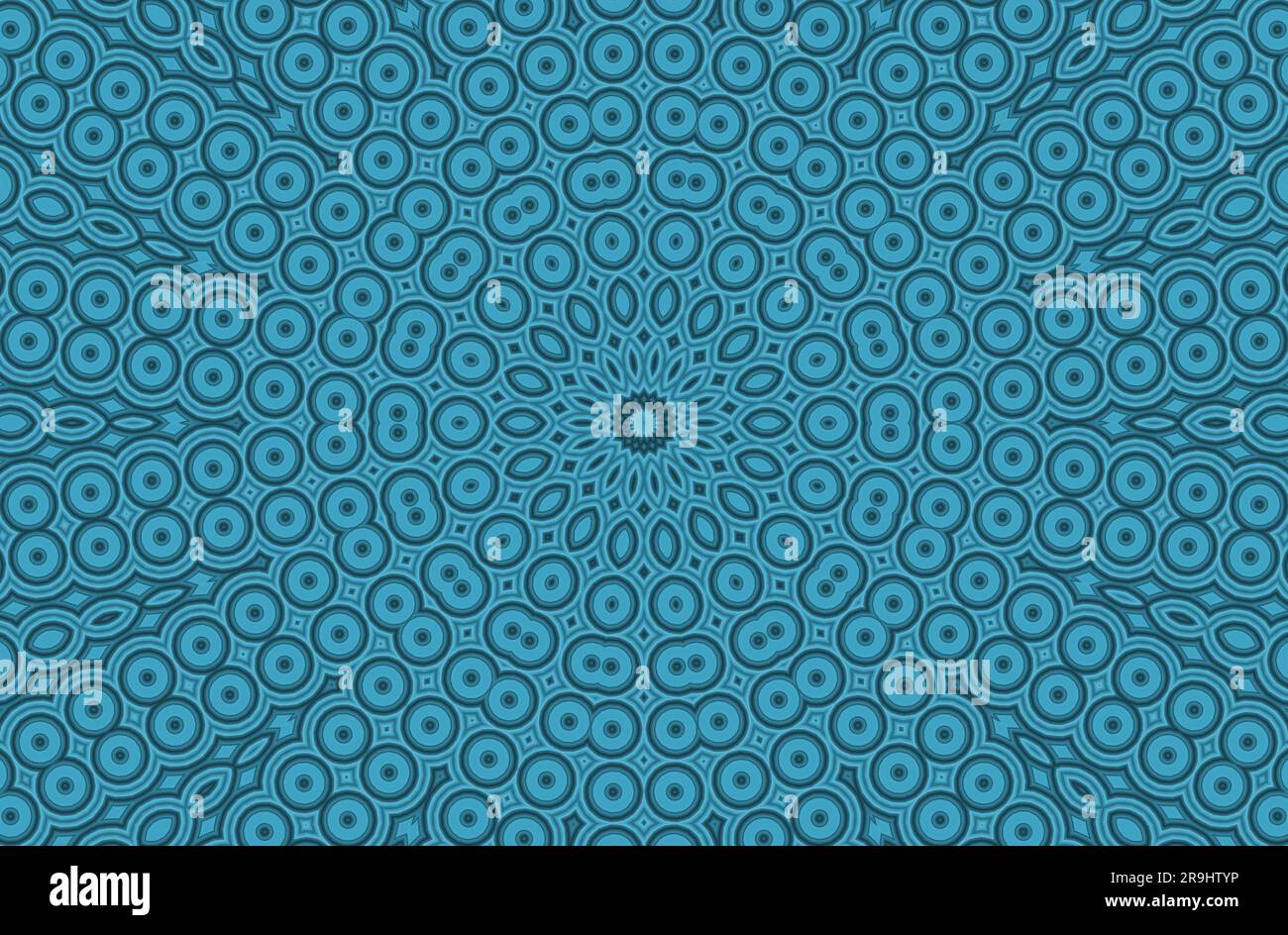 Blue background with abstract radial pattern Stock Photo - Alamy