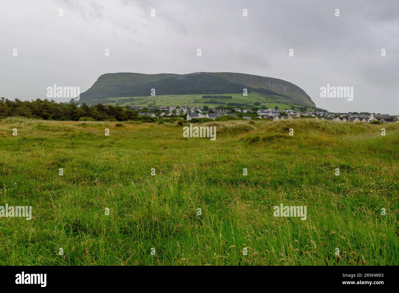 Knocknarea mountain, Strandhill, country Sligo, Ireland, viewed from ...
