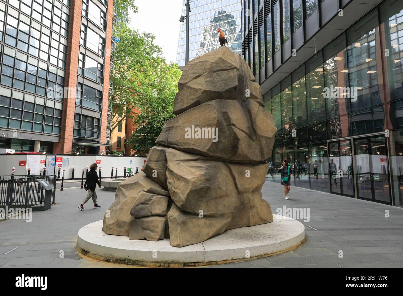 London, UK. 27th June, 2023. Staff and general public interact with ...