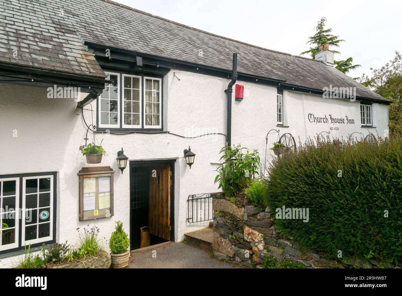 Church House Inn public house, village of Rattery,, south Devon ...