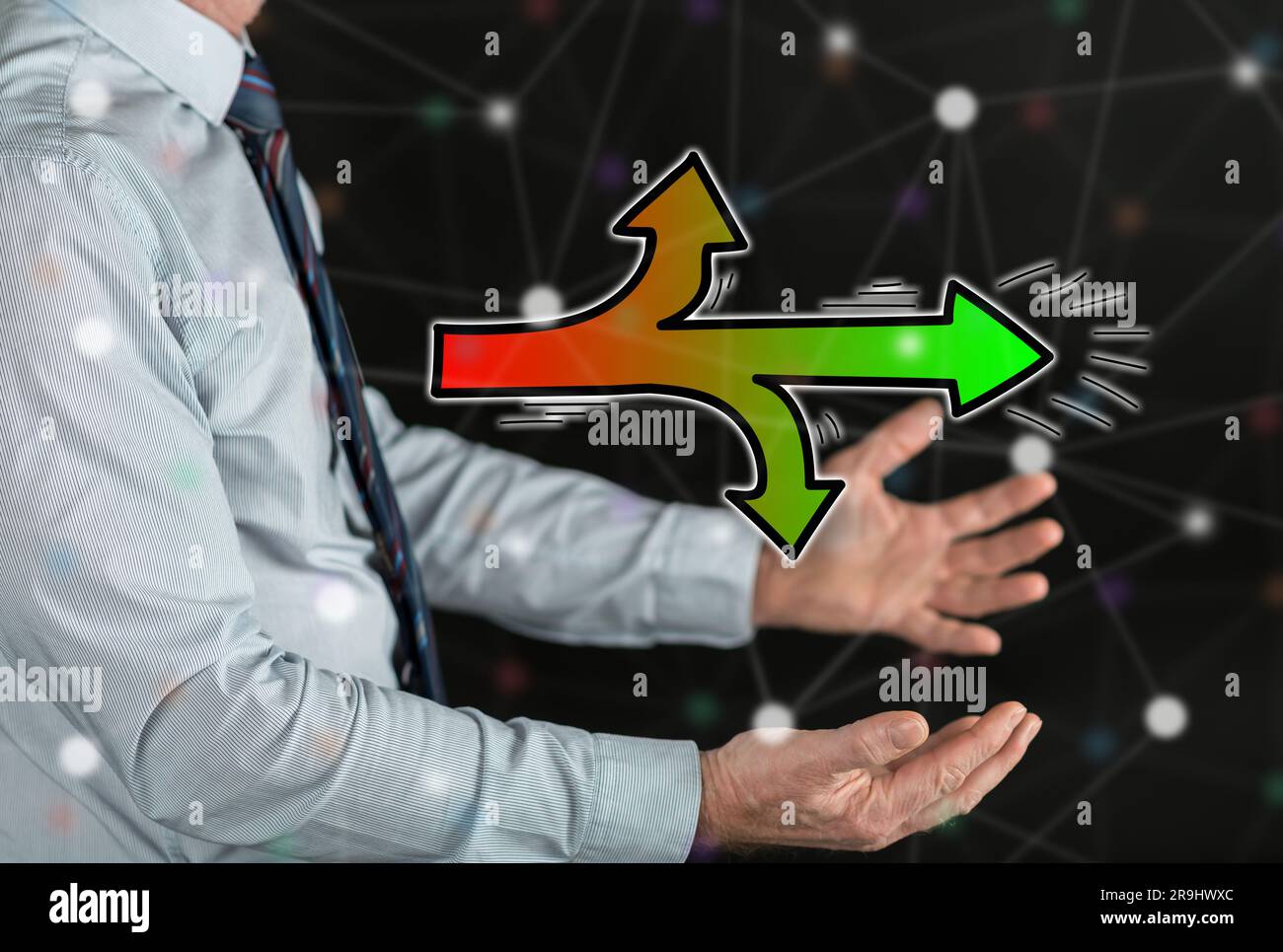 Direction different directions man hi-res stock photography and images ...