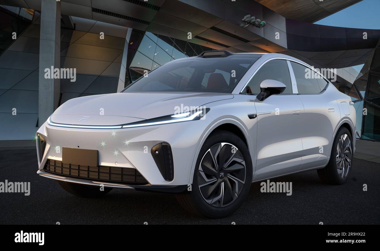 The Rising Auto R7-Electric SUV from China Stock Photo - Alamy