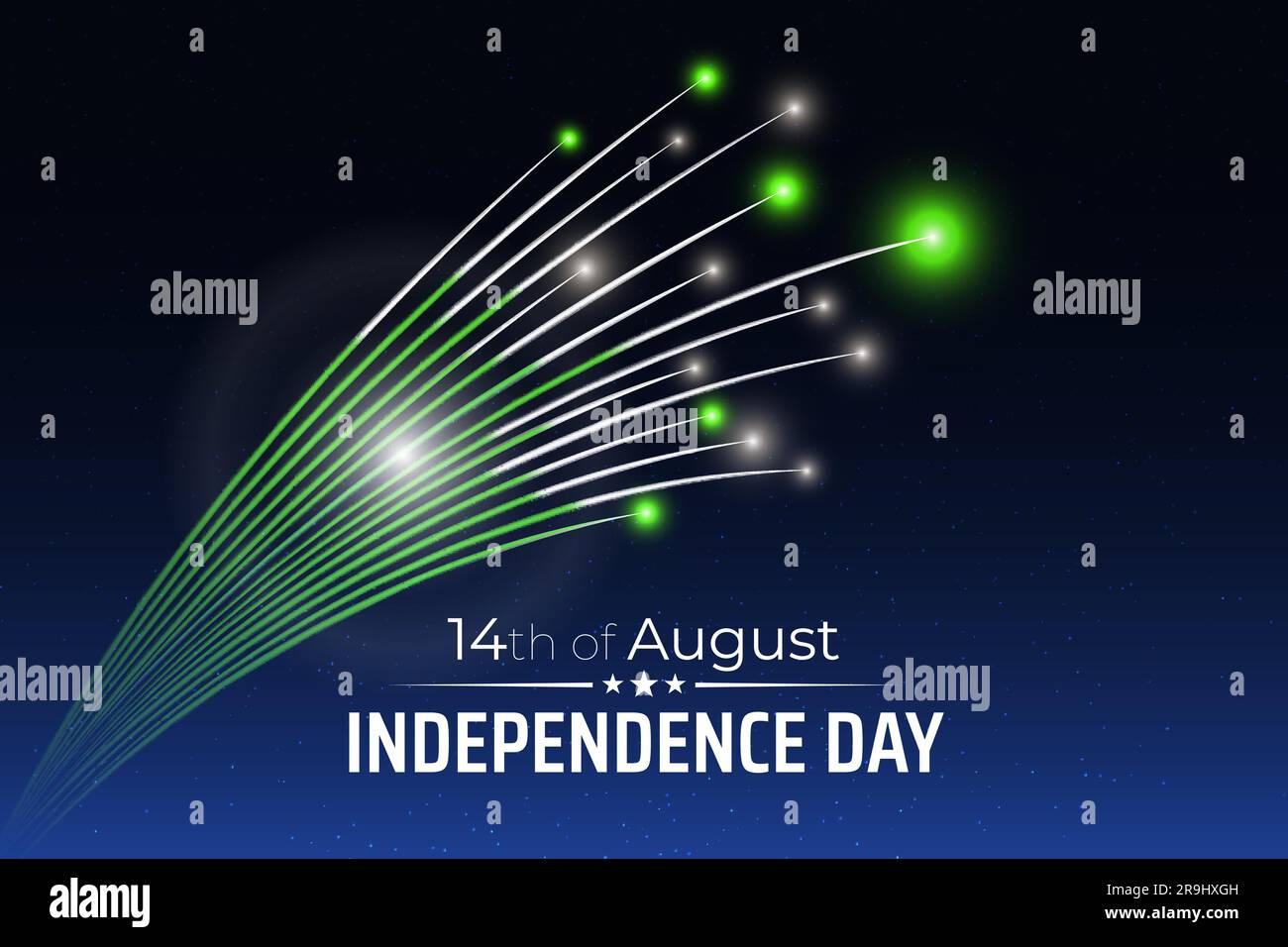 August 14, pakistan independence day, vector template with pakistani ...