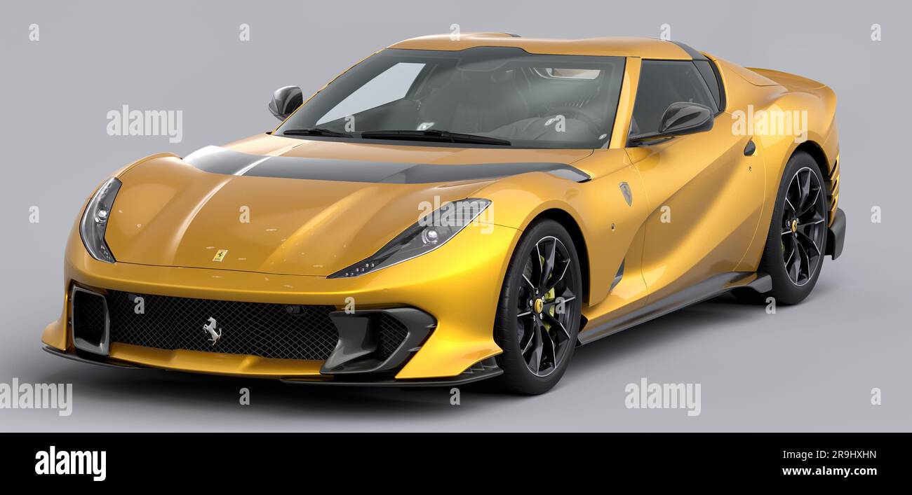 Ferrari 812 Competizione in the studio Stock Photo - Alamy