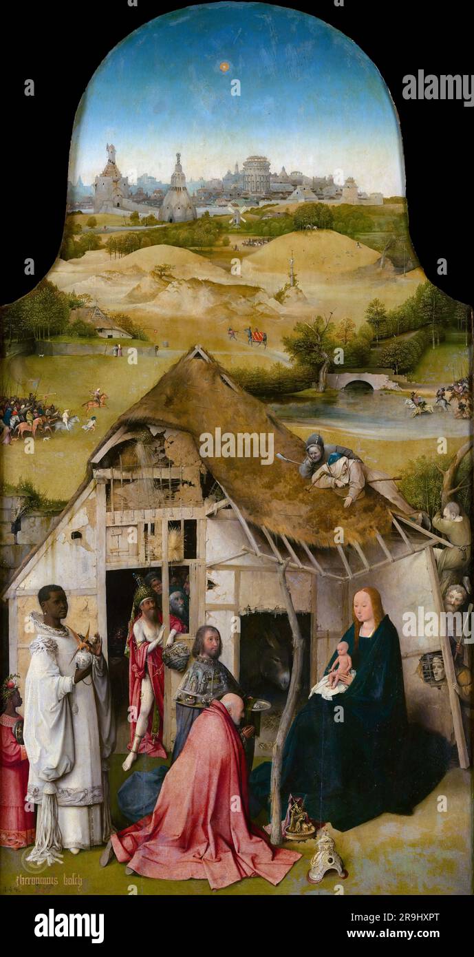 Hieronymus bosch adoration magi hi-res stock photography and images - Alamy