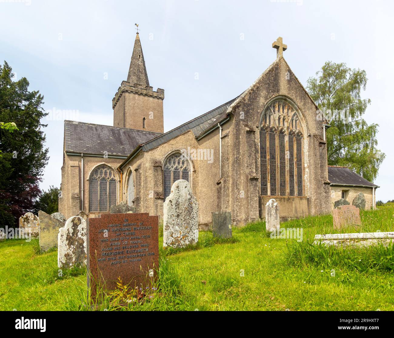 Village parish church of Blessed Virgin Mary, Rattery, south Devon ...