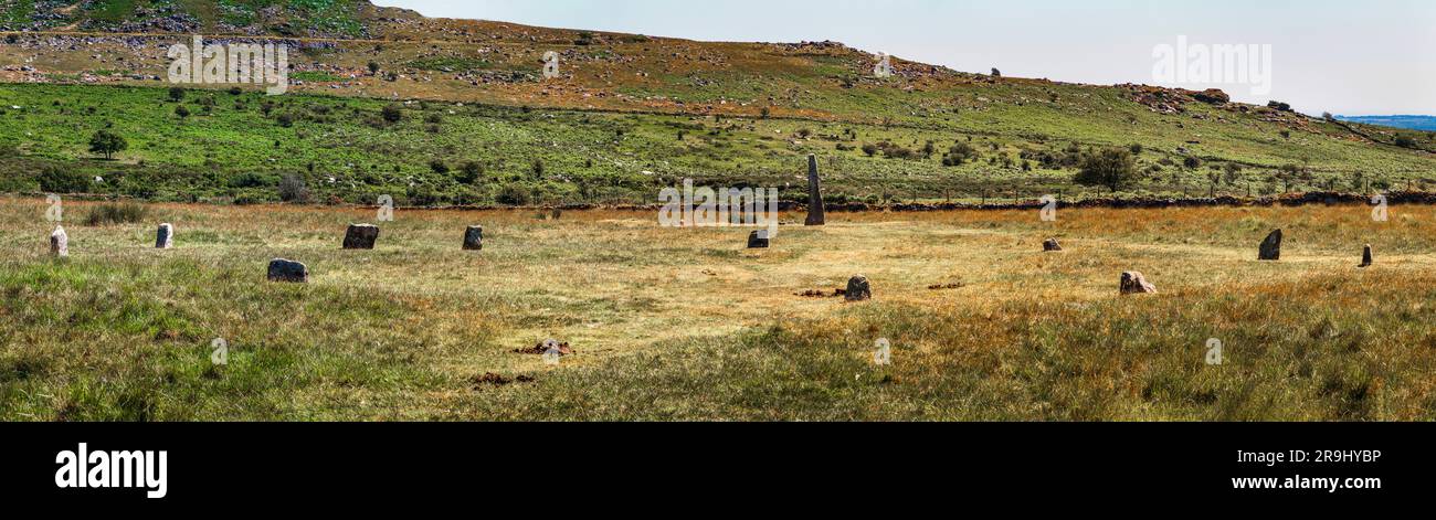 Merrivale Prehistoric Settlement, western Dartmoor, Princetown ...