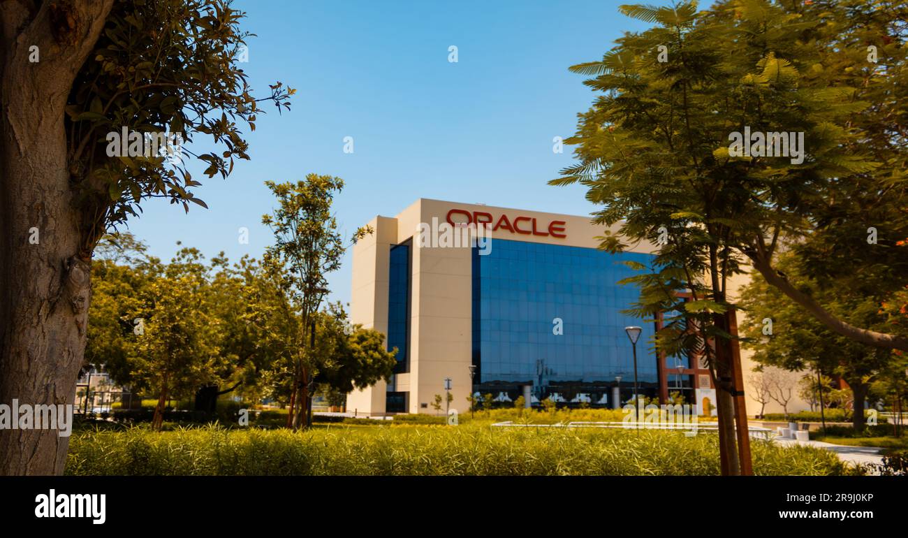Dubai, UAE- 25062023: Oracle office building Stock Photo - Alamy