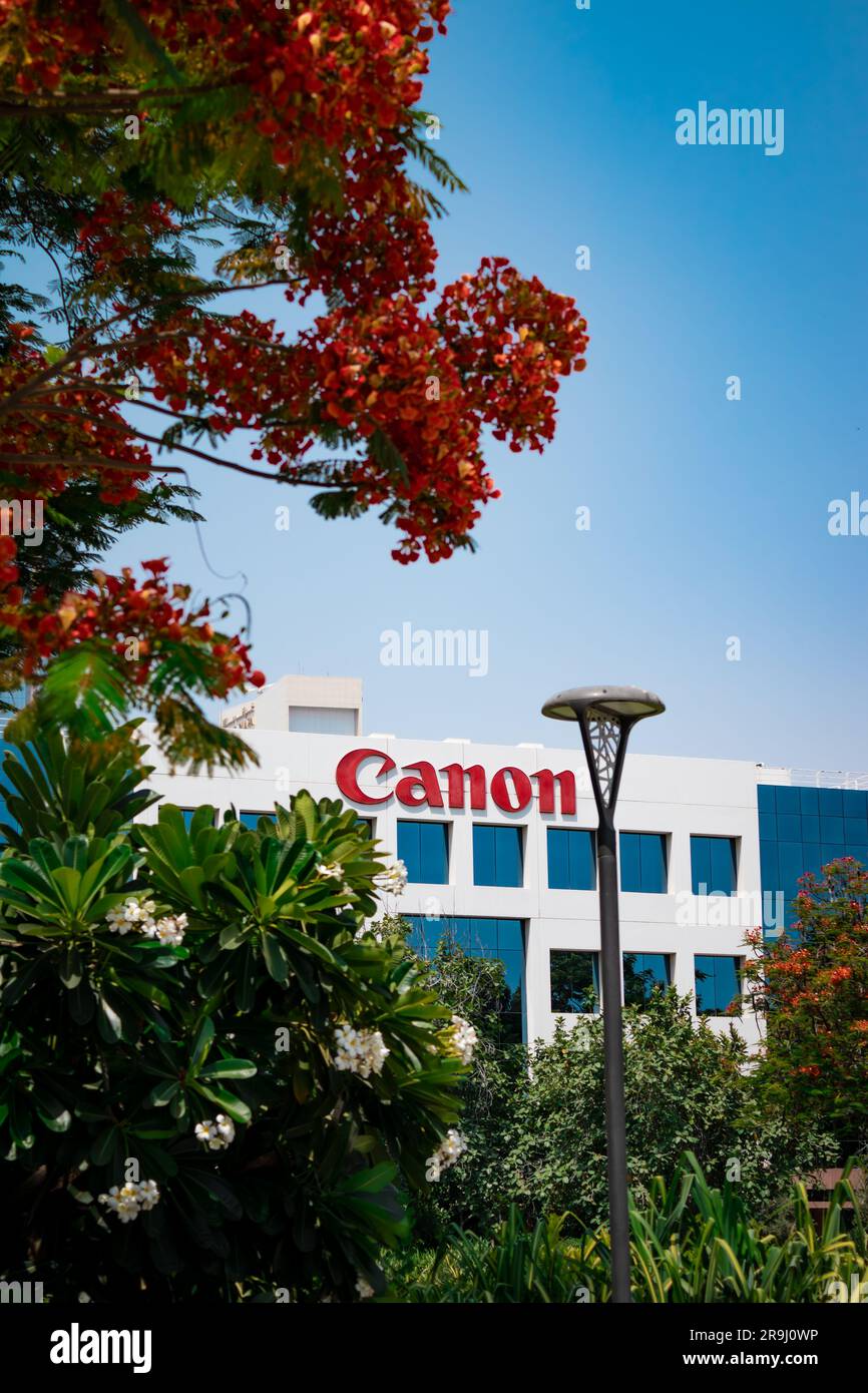 Dubai, UAE- 25062023: Canon office building exterior Stock Photo - Alamy