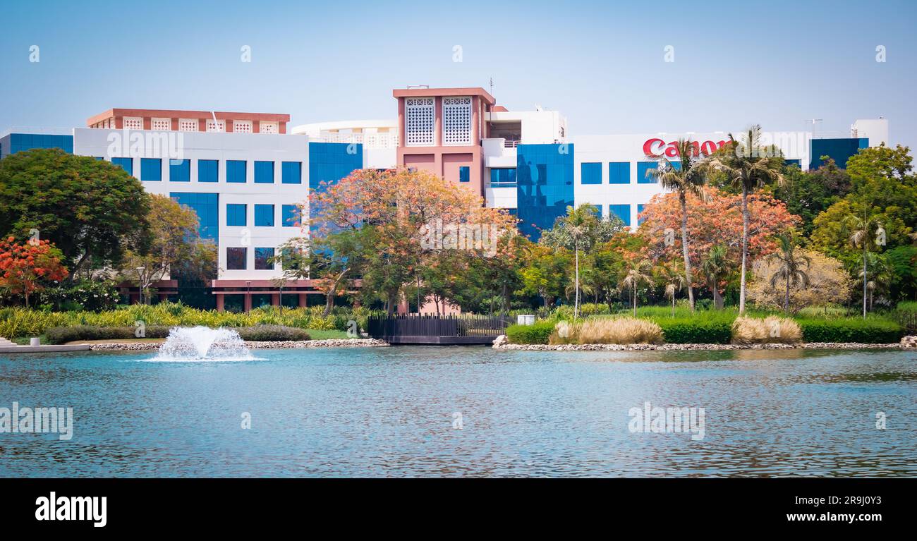 Dubai, UAE- 25062023: Canon office building exterior Stock Photo - Alamy