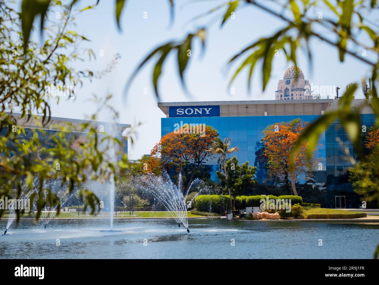 Dubai, UAE- 25062023: Sony office building exterior Stock Photo - Alamy