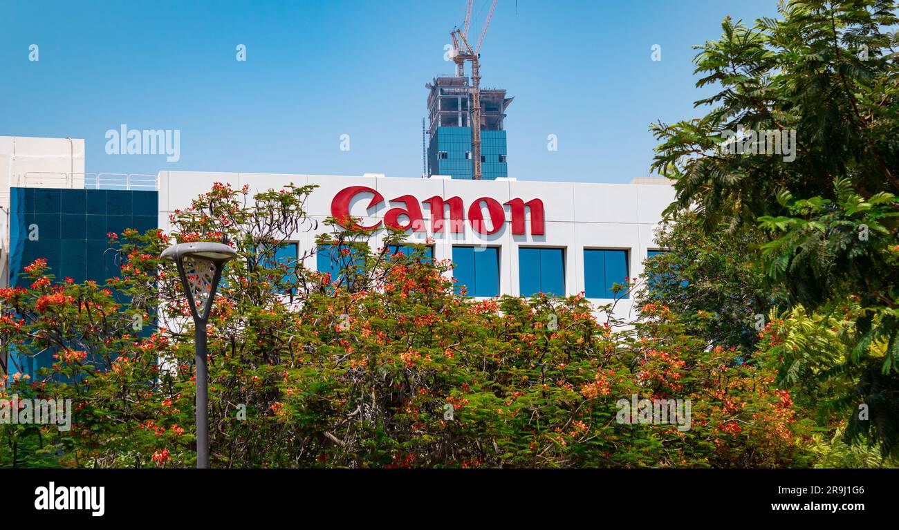Dubai, UAE- 25062023: Canon office building exterior Stock Photo - Alamy