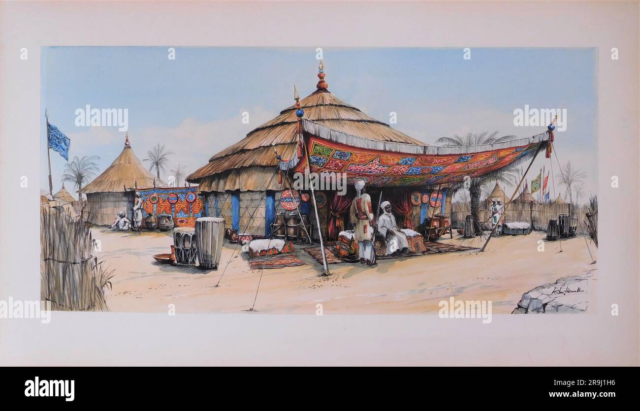 Concept Art by Art Director JOHN HOWELL for LAURENCE OLIVIER as The ...