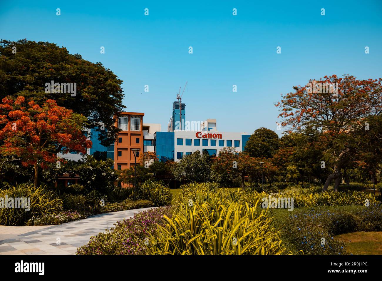 Dubai, UAE- 25062023: Canon office building exterior Stock Photo - Alamy