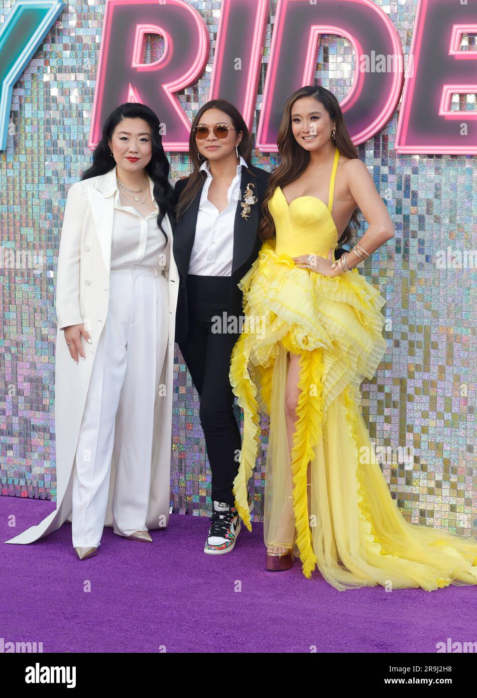 Los Angeles, California, USA. 26th June, 2023. Sherry Cola, Adele Lim, Ashley Park. Los Angeles ...