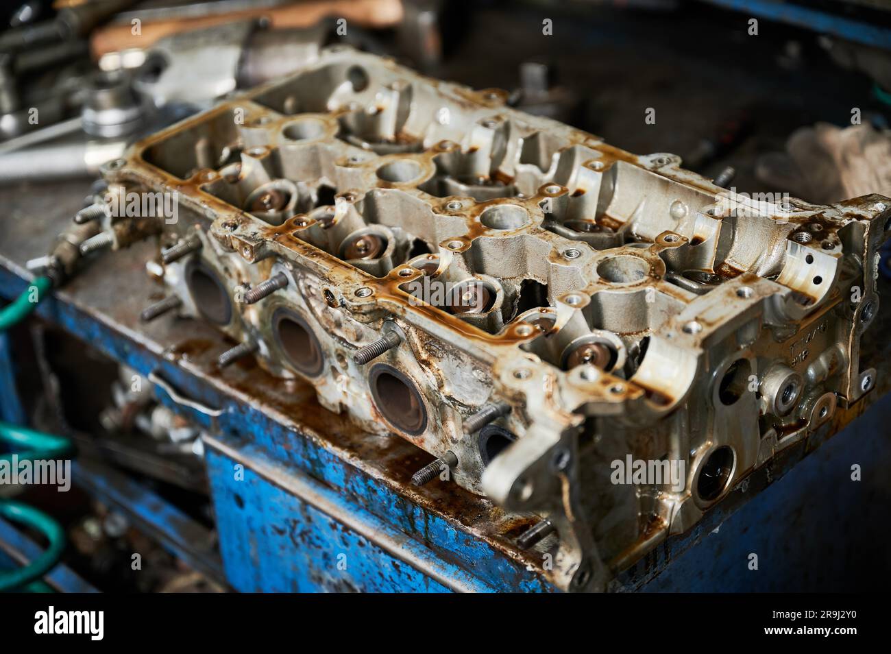 Professional mechanics using tools equipment hi-res stock photography ...