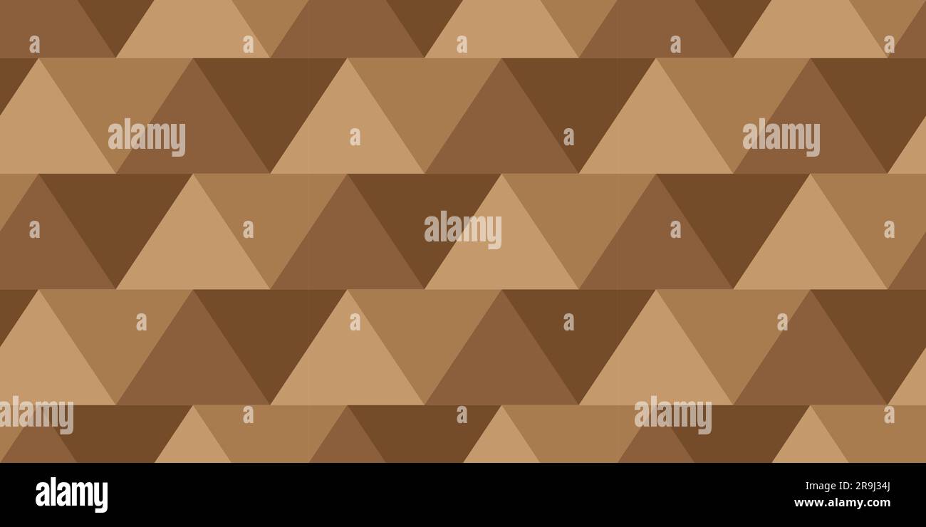 seamless brown triangles pattern. vector seamless texture Stock Vector Image & Art - Alamy