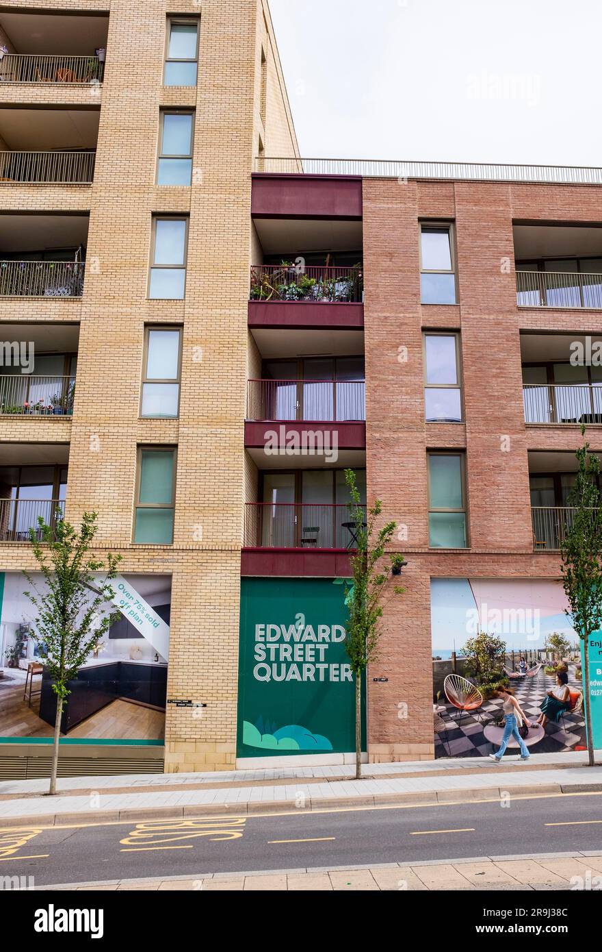 The recently built Edward Street Quarter in Brighton , a mixture of ...