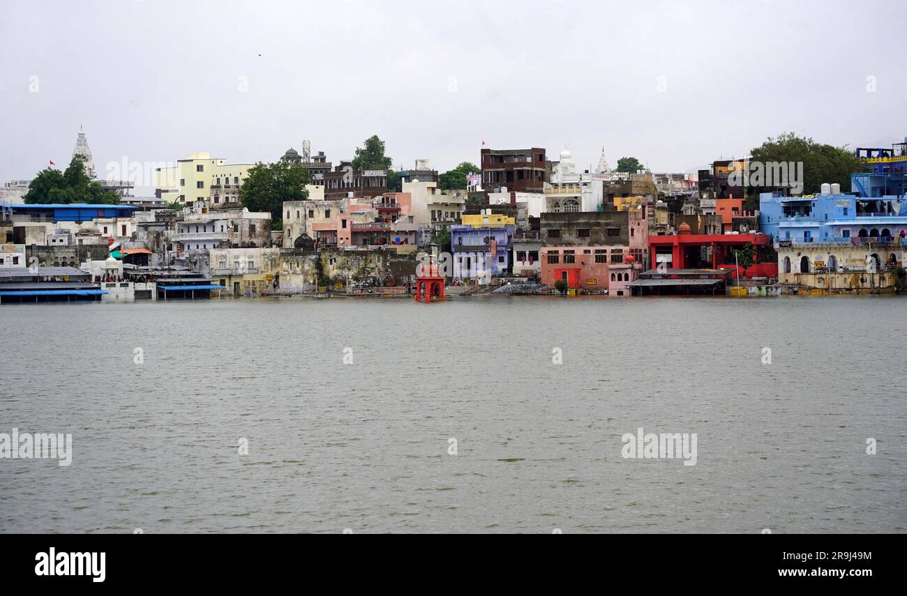 Pushkar, India. 26th June, 2023. A General view of the Holy Pushkar ...