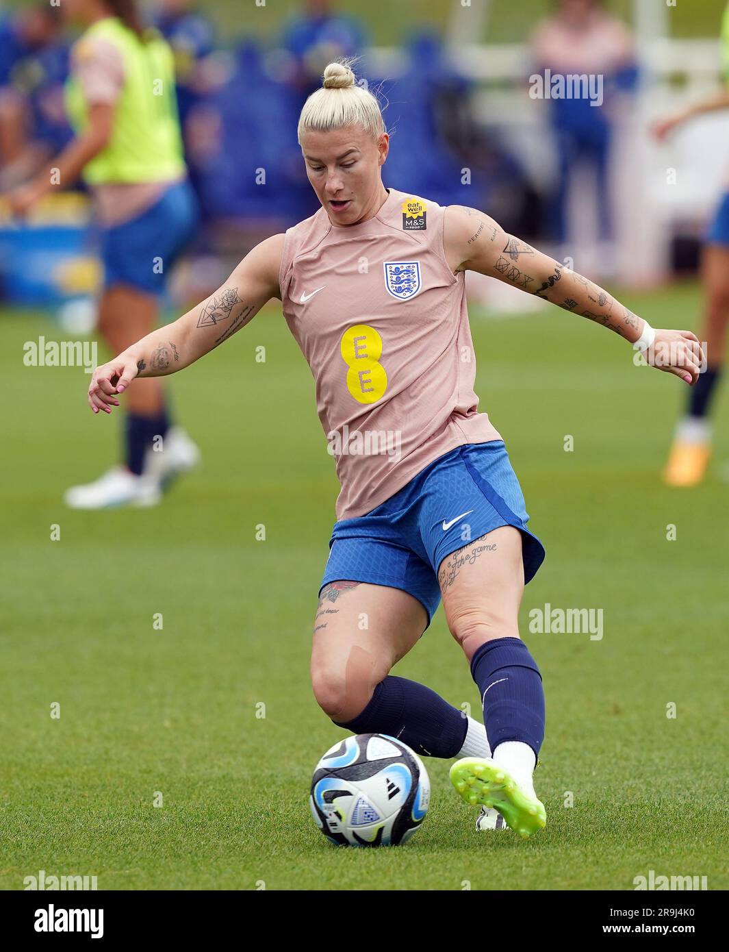 England's Bethany England during a training session at St. George's ...