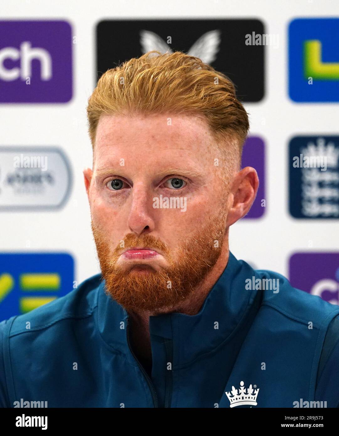 England's Ben Stokes during a press conference at Lord's Cricket Ground ...