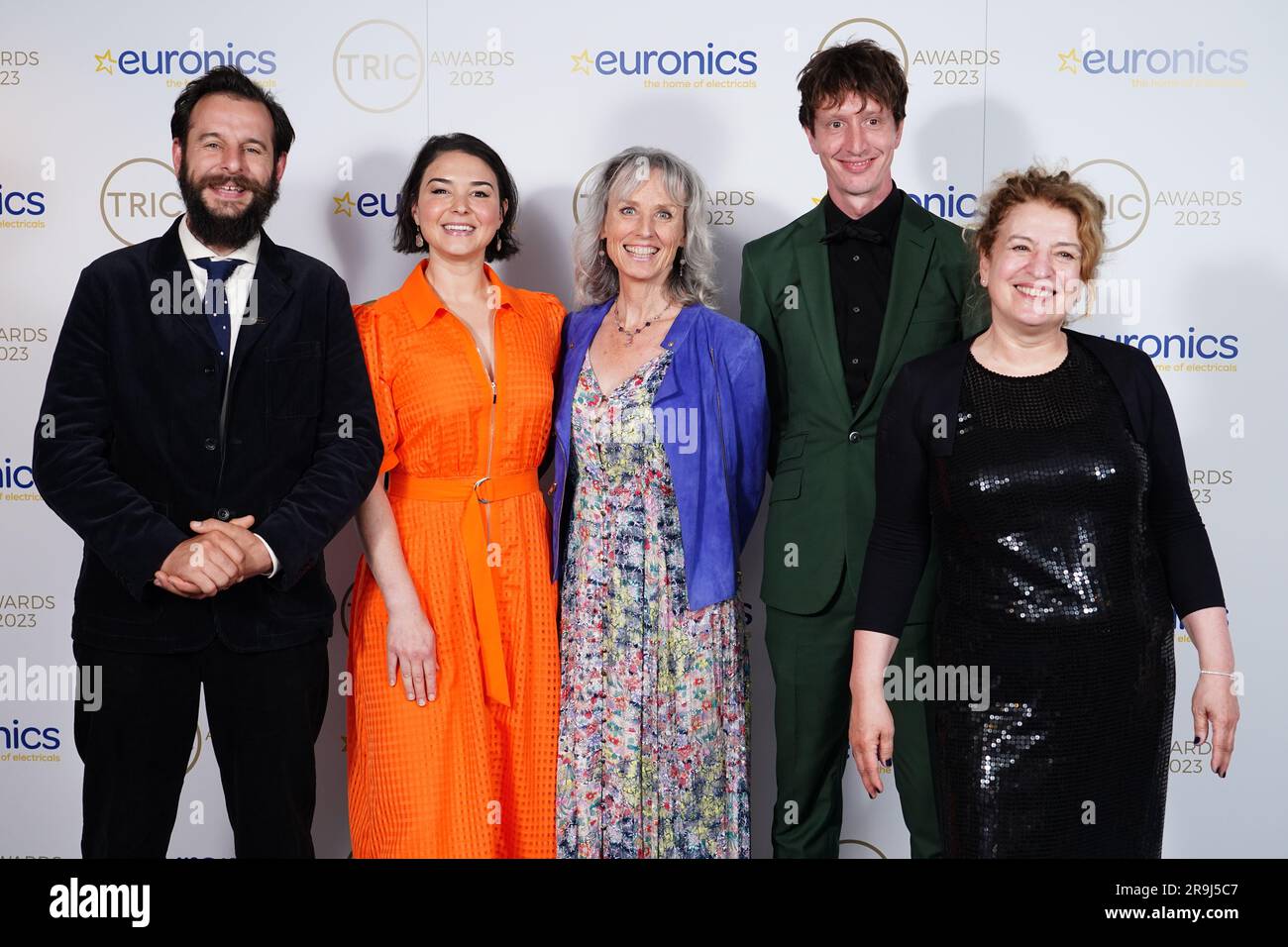 (left to right) The Repair Shop experts Dominic Chinea, Sonnaz ...