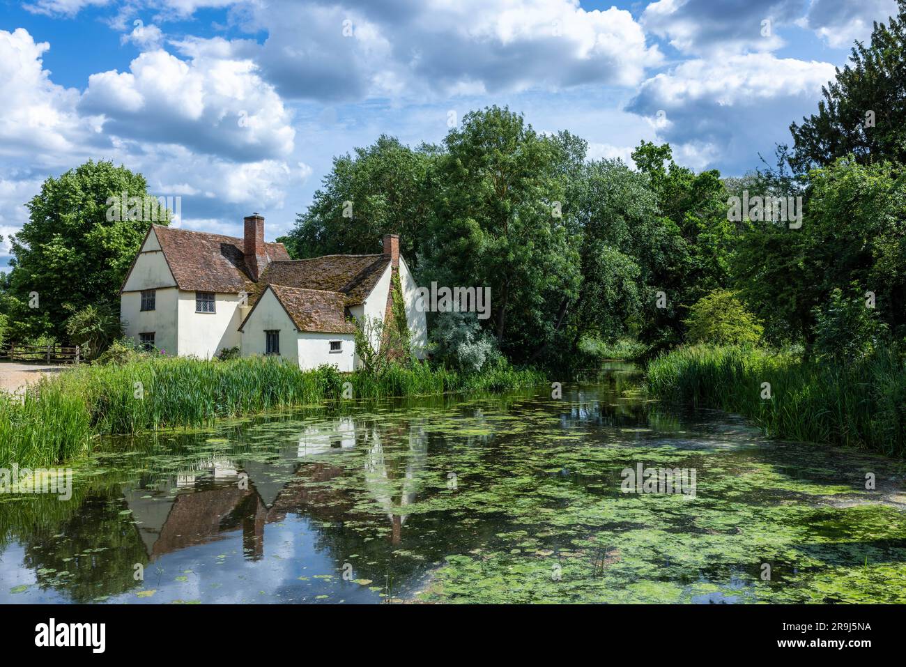 Willy Lott’s Cottage in Flatford from Constable's the haywain Stock ...