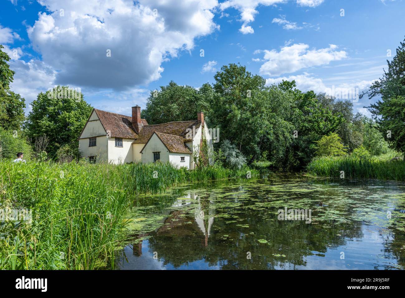 Willy Lott’s Cottage in Flatford from Constable's the haywain Stock ...
