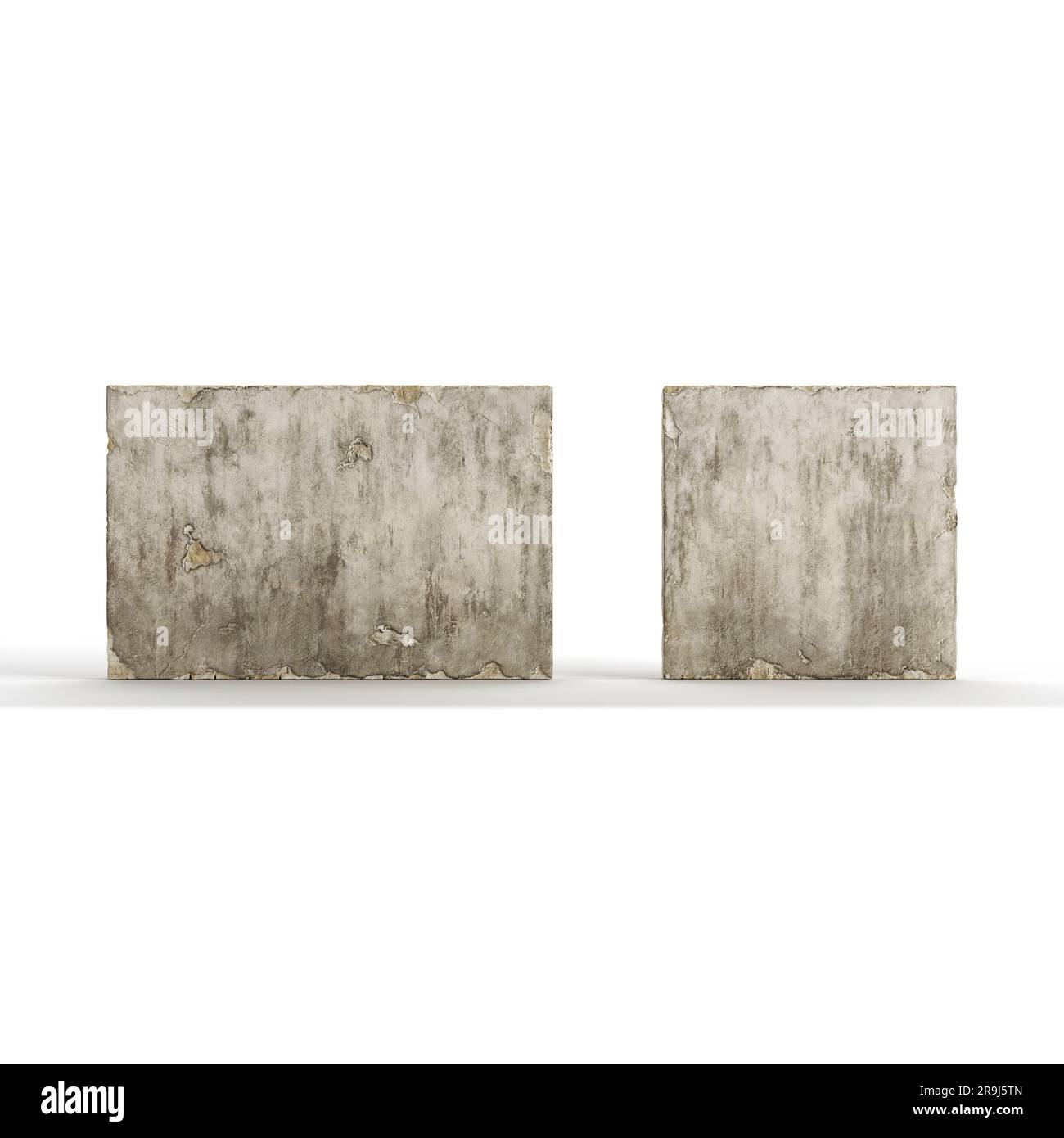 Concrete blocks Cut Out Stock Images & Pictures - Alamy